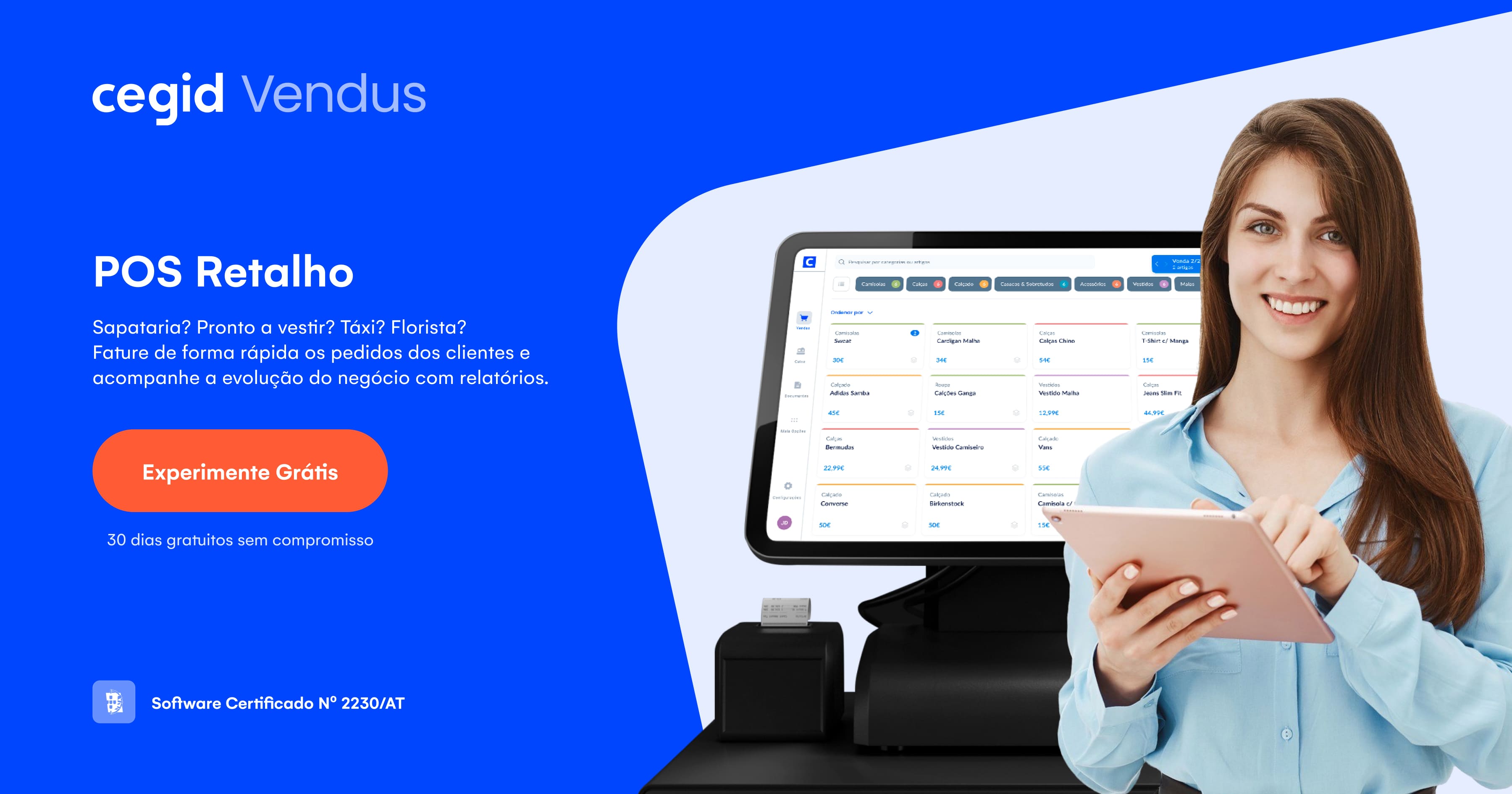 Software de Faturação e POS para Venda a Retalho - Cegid Vendus